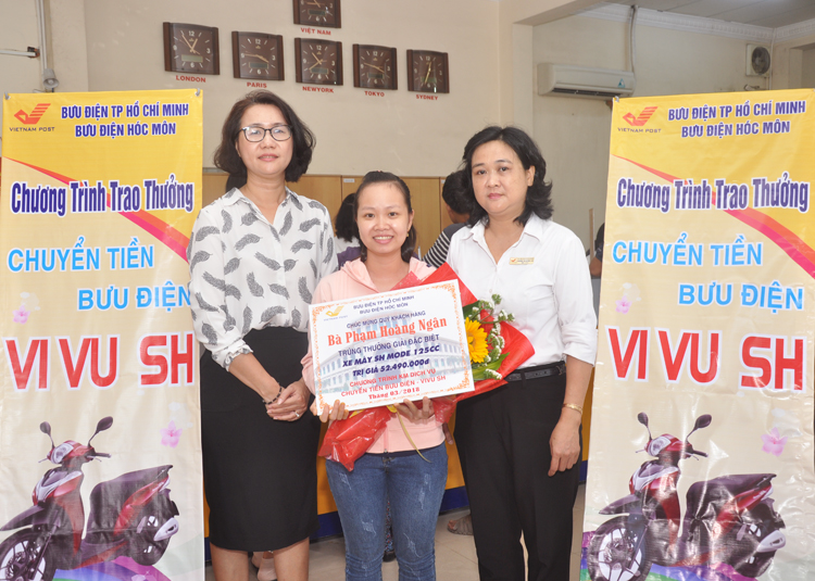Bưu điện TP. Hồ Chí Minh trao giải đặc biệt chương trình khuyến mại ...